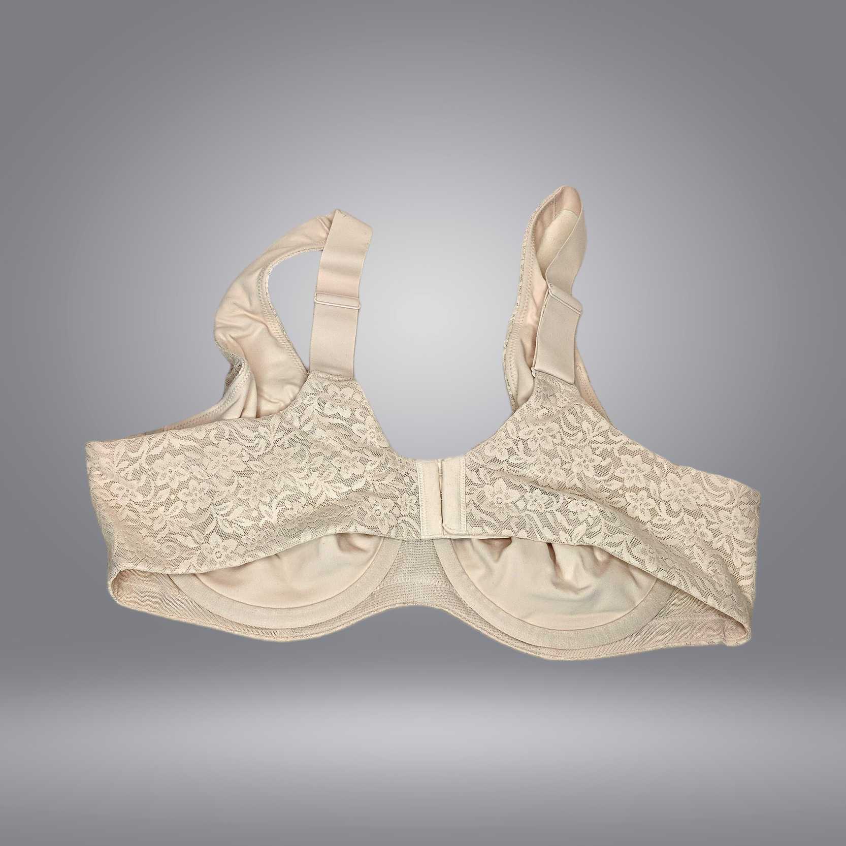 Breezies Women's Bra Sz 40B Floral Lace Underwire Support Ivory A286990 | eBay